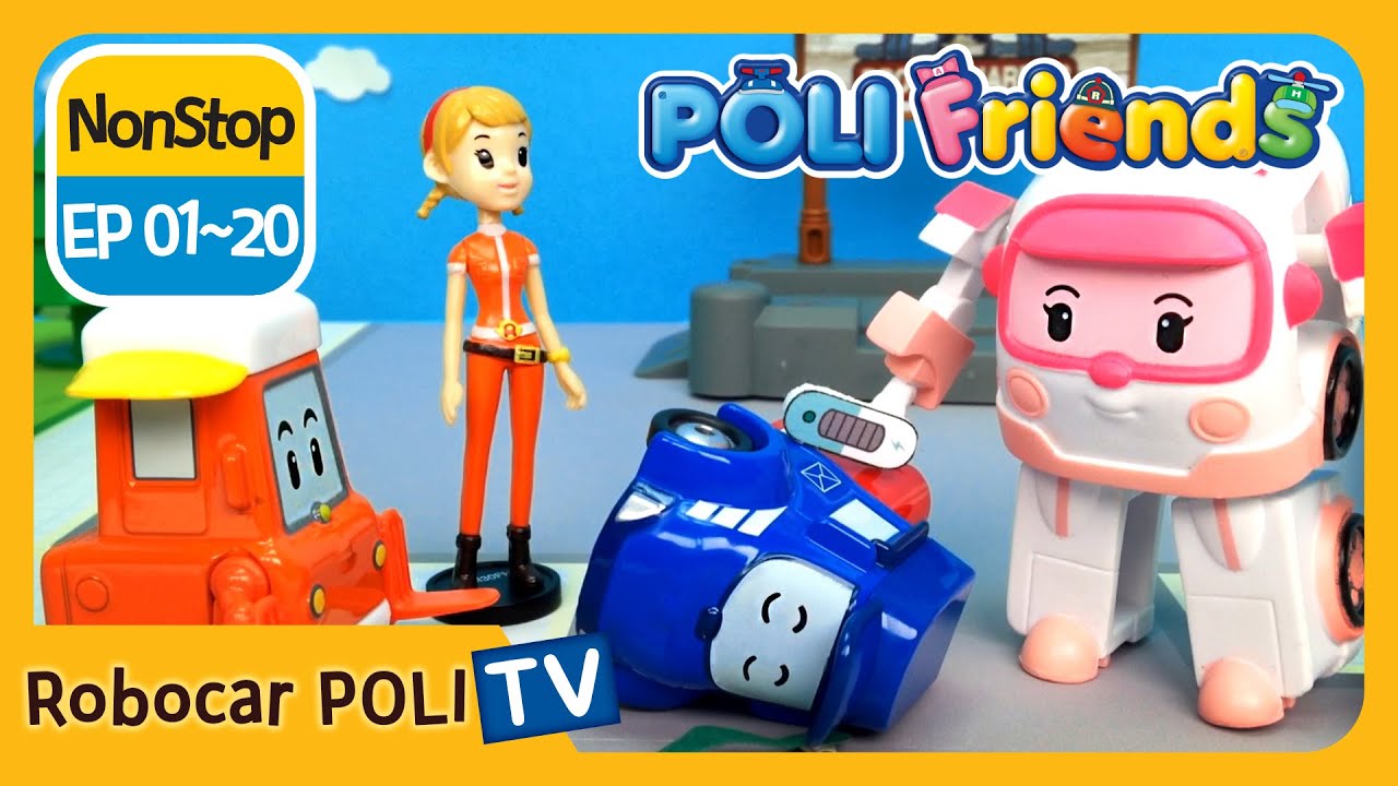 EP 01~20 | Marathon | POLI Friends | Robocar POLI - YouTube