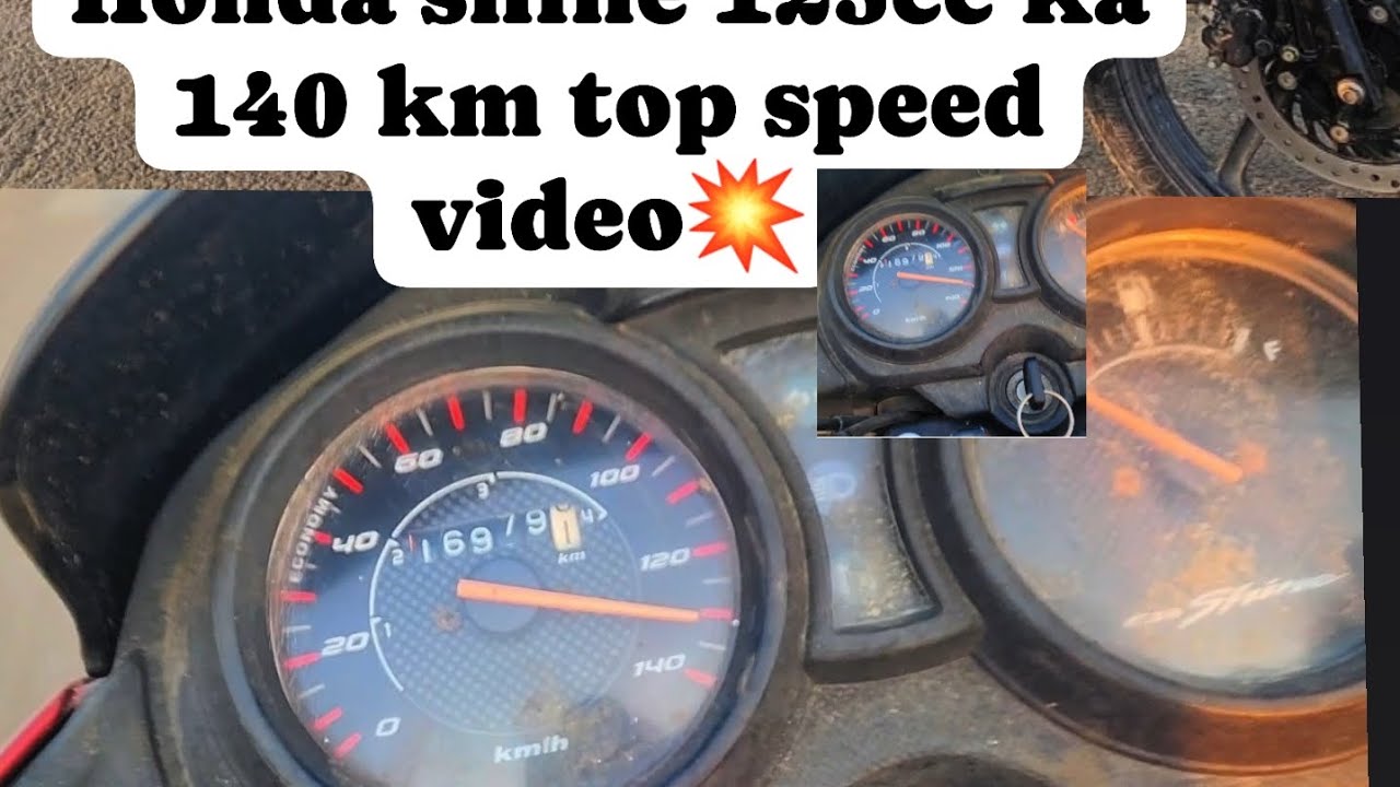 honda 125cc top 140km speed #topspeed 💥video 🏍️ #bikeridingvlog 😍 #125 ...