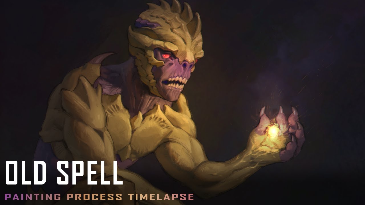 Old spell - Timelapse | Clip Studio Paint - YouTube