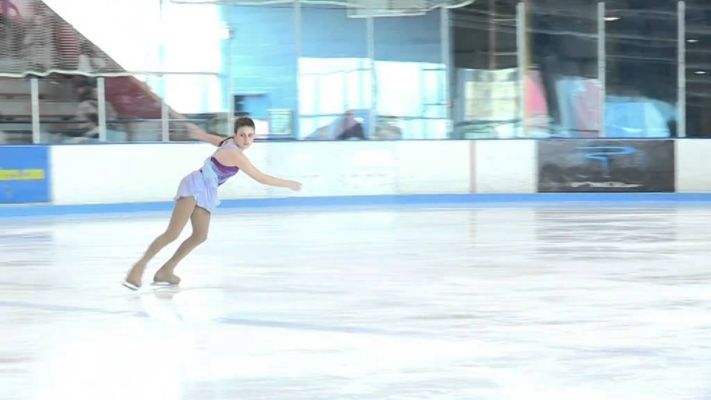 Hannah figure skating to Only Hope at a National Showcase qualifier ...