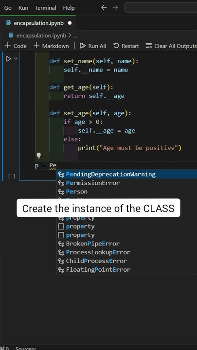 🔒 Encapsulation In Python Secure Your Code 💻 Python Pythonprogramming Oopsconcept Coding