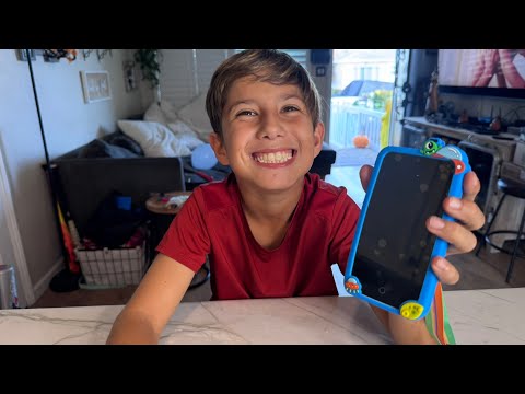 Minibear Kids Toy Smartphone, Dual Camera Phone for Toddler, Learning w/Games Music Player No WiFi 