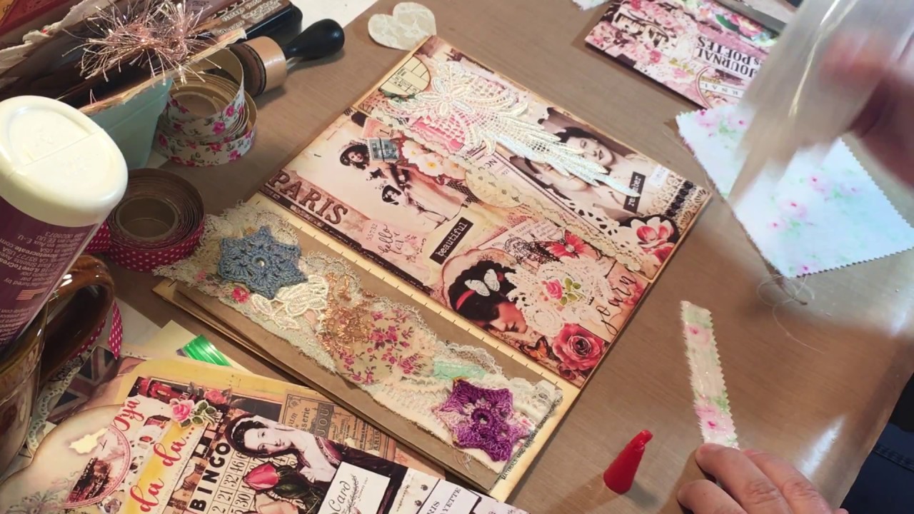 Craft with Me - Trifold Time Card (Part 2) - YouTube