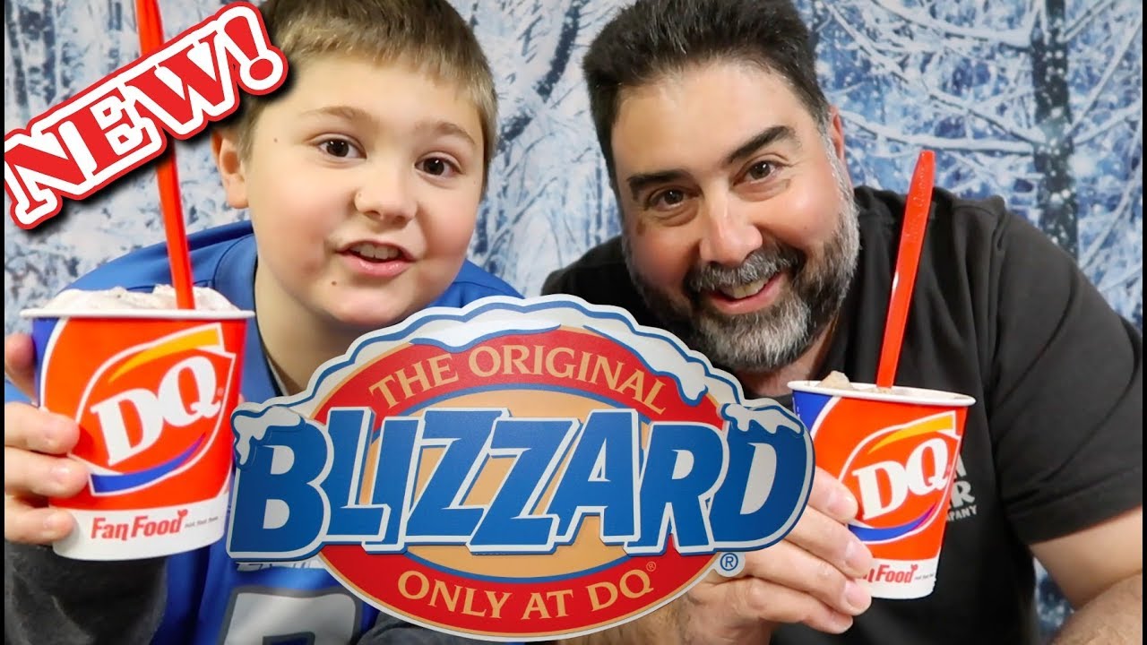 Tasting NEW Dairy Queen Oreo Candy Cane Blizzard and Hot Chocolate Oreo ...