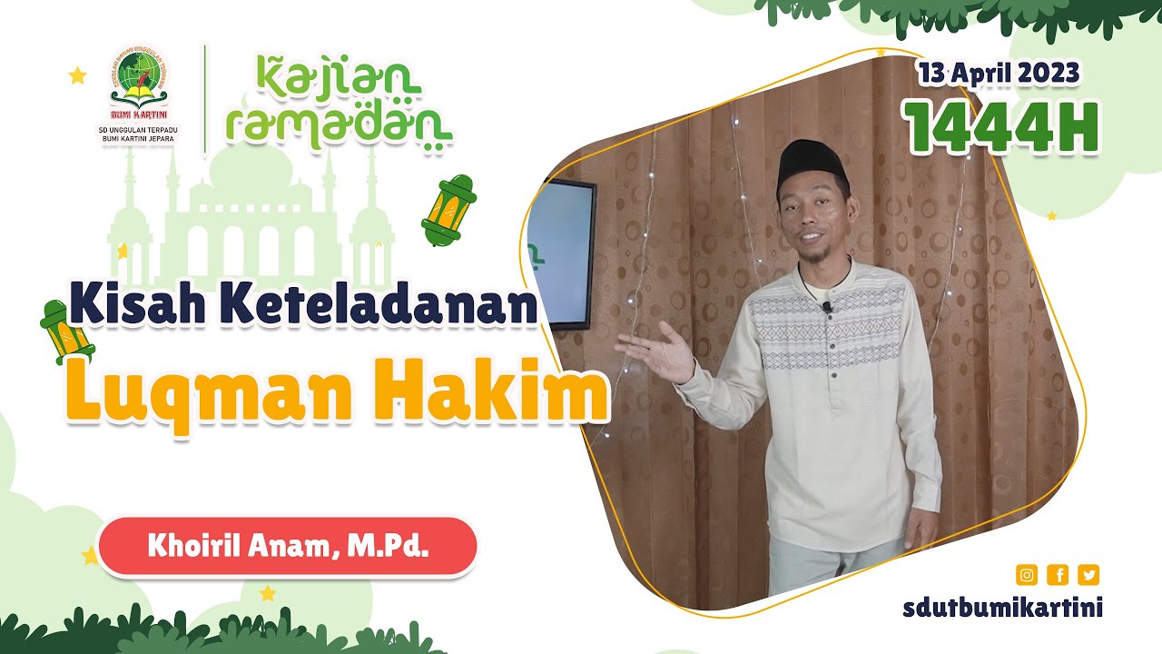 Kisah Keteladanan Luqman Hakim || Khairil Anam, M.Pd. - YouTube