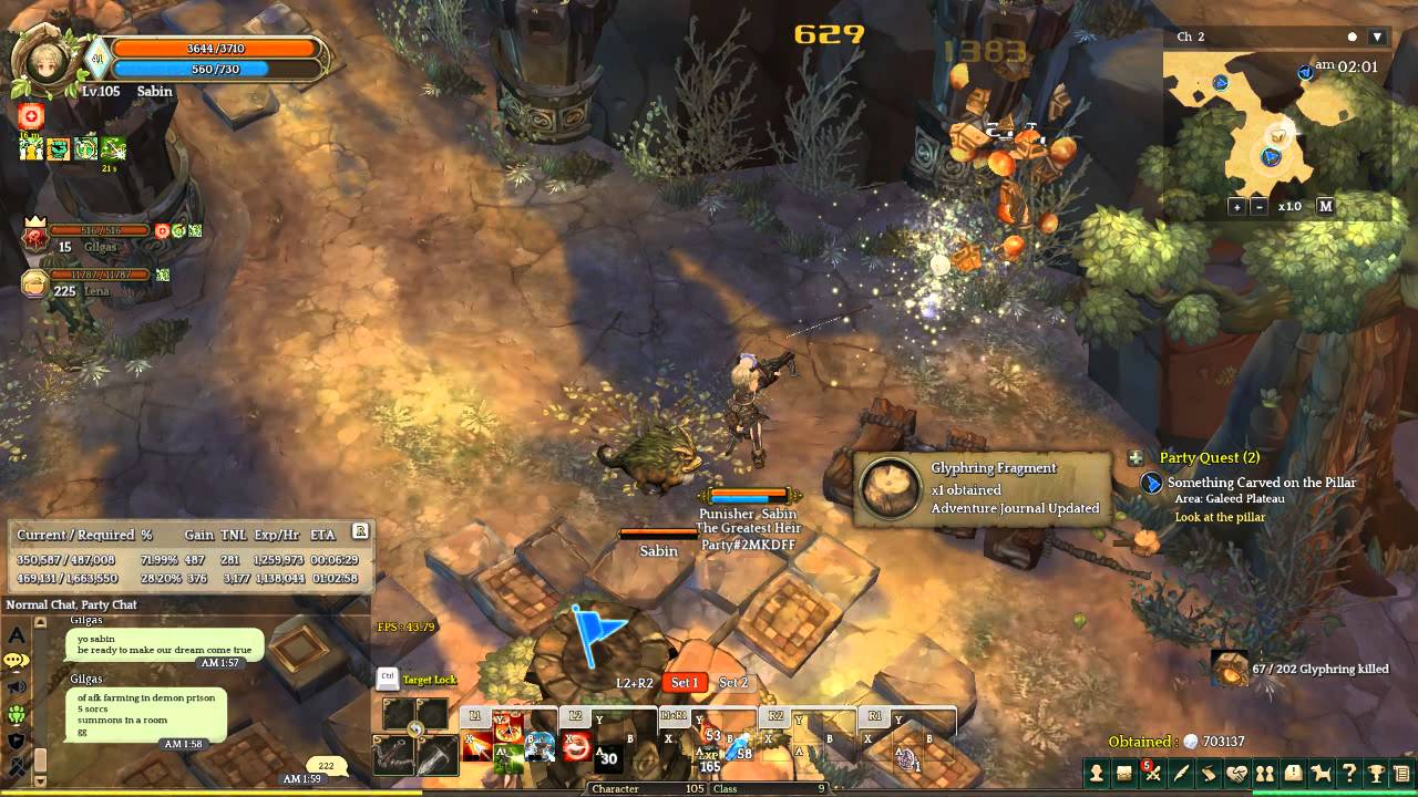 Tree of Savior Walkthrough part 64 Galeed Plateau - YouTube