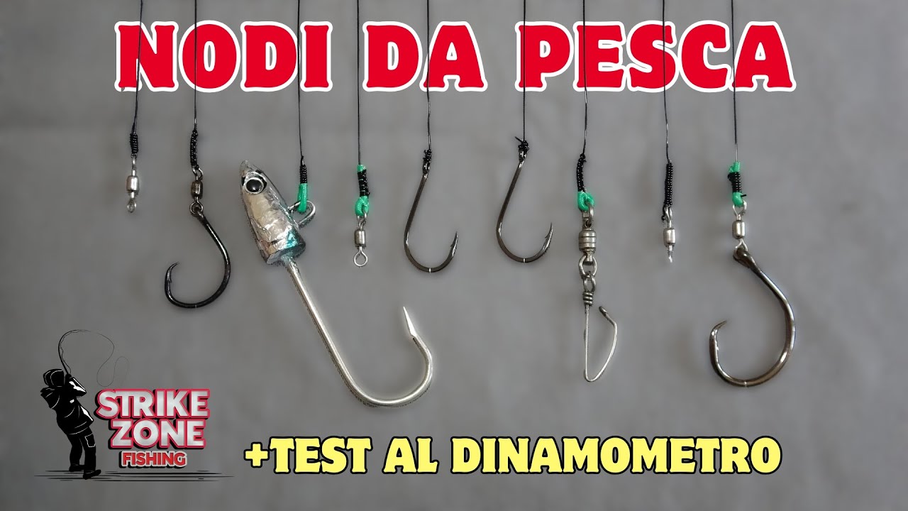NODI DA PESCA: CONFRONTO E TEST tra i nodi piu usati part.1 - YouTube