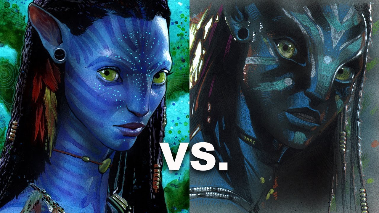 FULL COLOR PAINTING vs. LIMITED COLOR SKETCH! - YouTube