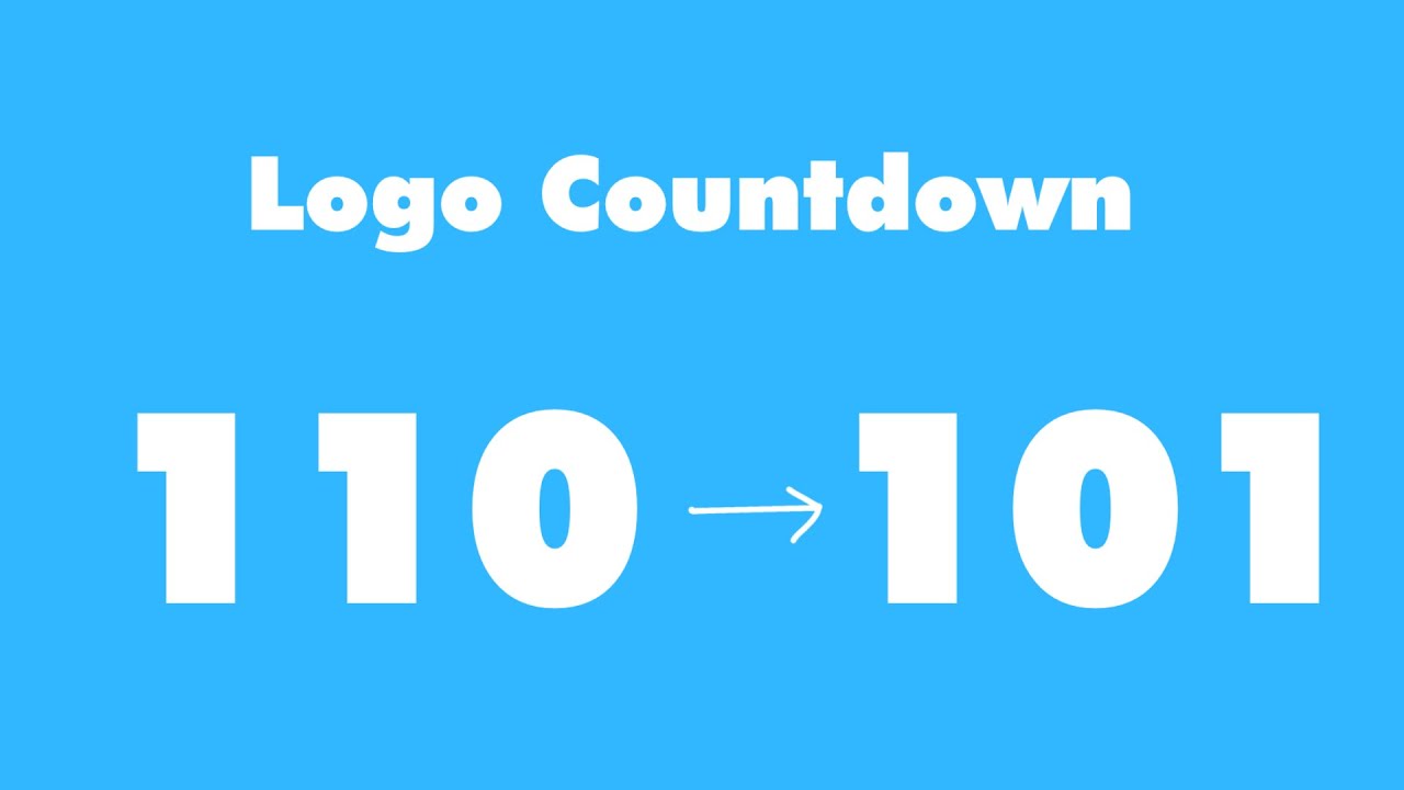 Logo Countdown 11: 110 to 101 - YouTube