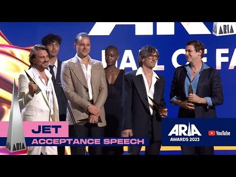 2023 ARIAs: Jet inducted into the Hall of Fame - YouTube