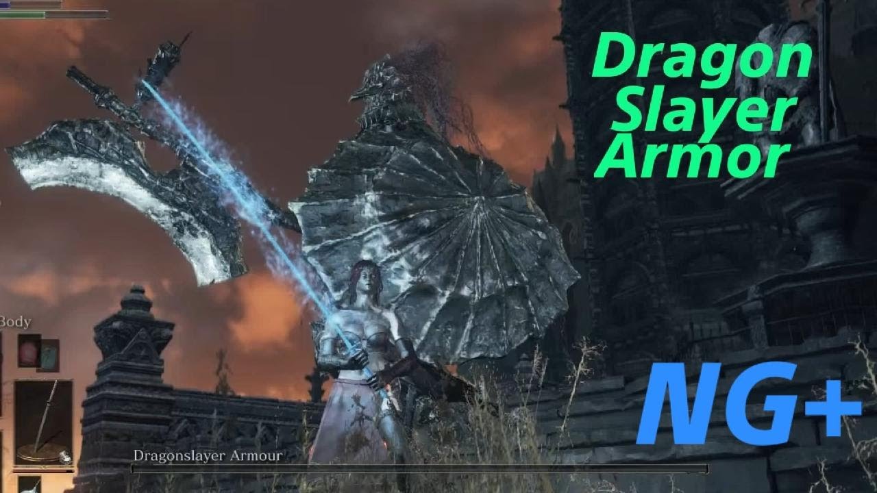 DARK SOULS III - Dragon Slayer Armor NG+ - YouTube