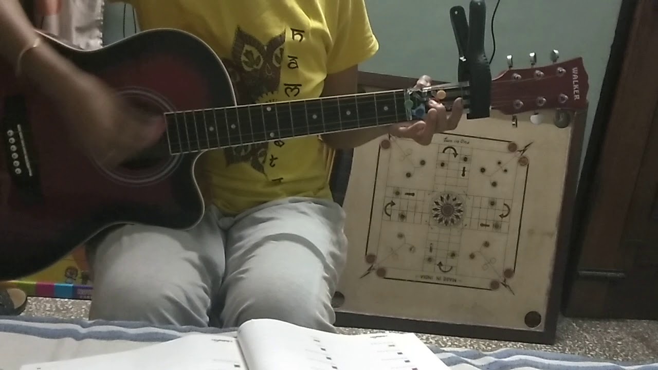 Beginning guitar using Guitar bro - YouTube