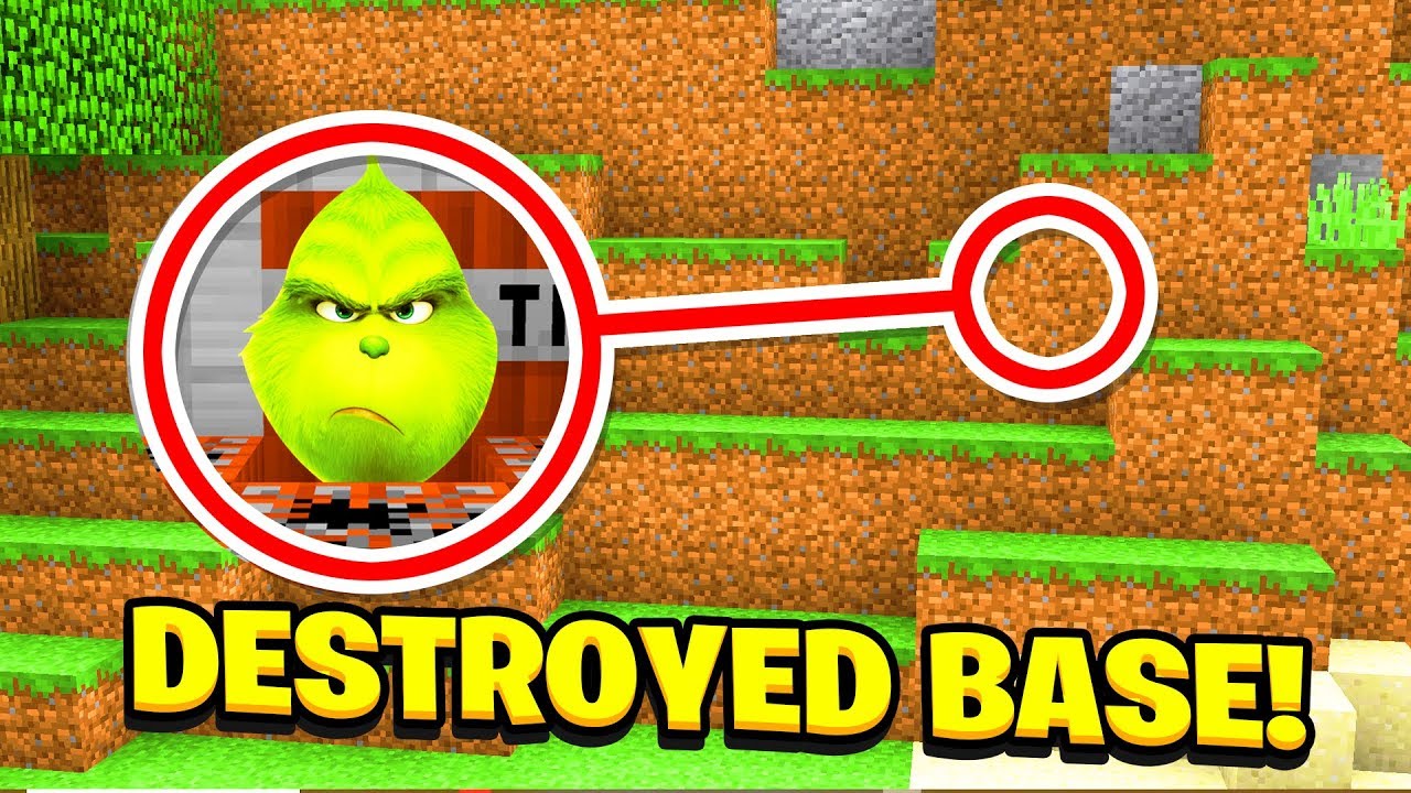 Minecraft : We DESTROYED THE GRINCH'S SECRET BASE! (Ps3/Xbox360/PS4 ...