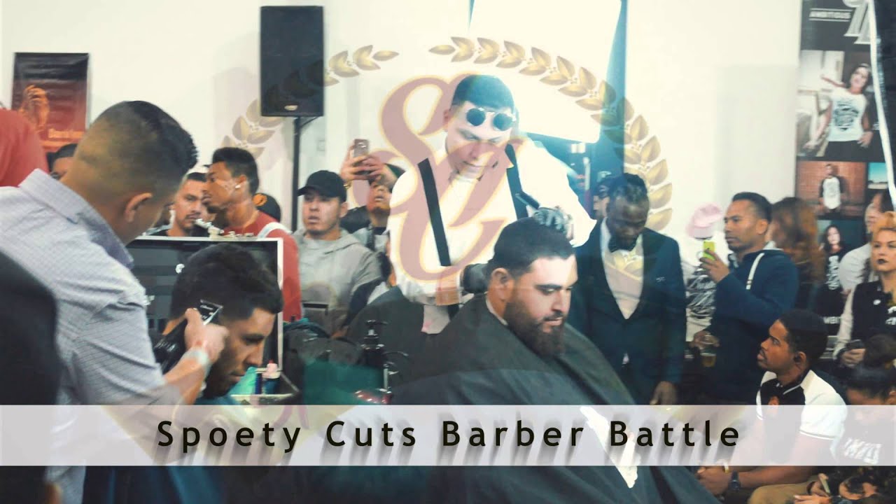 Spoety Cuts 1st Student Barber Battle - YouTube