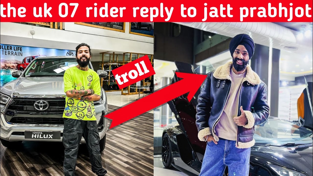 the UK 07 rider troll jatt prabhjot ll uk 07 rider ne jatt prabhjot ko ...