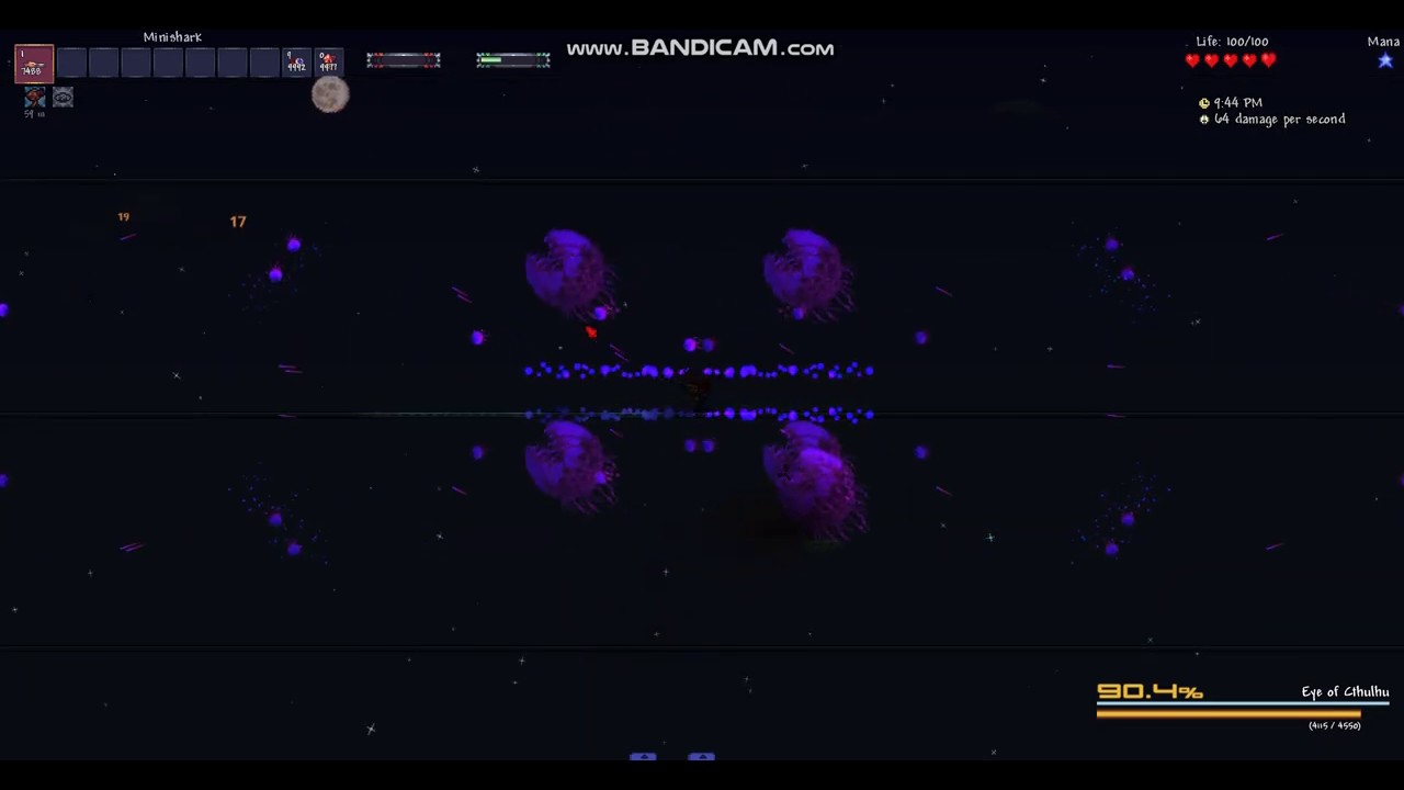 Terraria Calamity | Eye of Cthulhu | Shroom + Defiled + Death No Hit ...