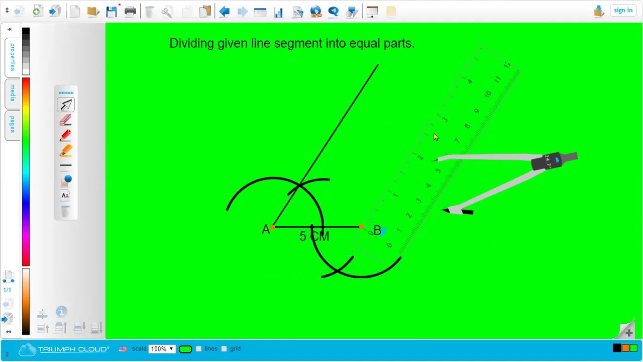 Division Of Line Segment Into Equal Parts YouTube division-of-line-segment-into-equal-parts-youtube