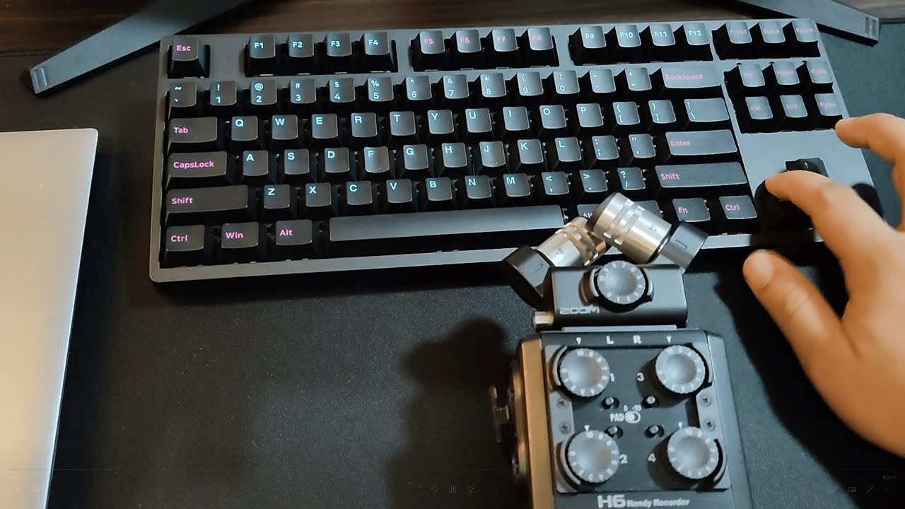 Akko 3087 Midnight v2 Pink Switch Sound Test - YouTube