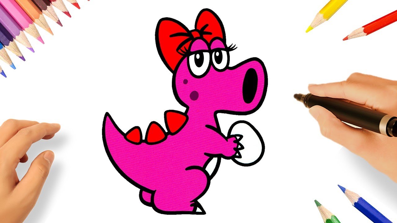 HOW TO DRAW BIRDO | SUPER MARIO BROS - YouTube