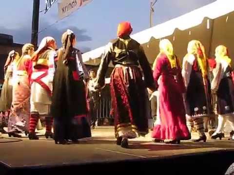 Greek Dancing at the 2016 Taste of the Danforth - YouTube