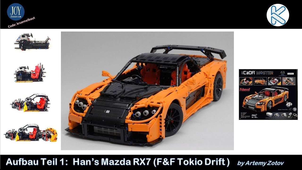 Das nächste Lizenzset von Cada? Mazda RX 7 aus F&F Tokio Drift Lego ...