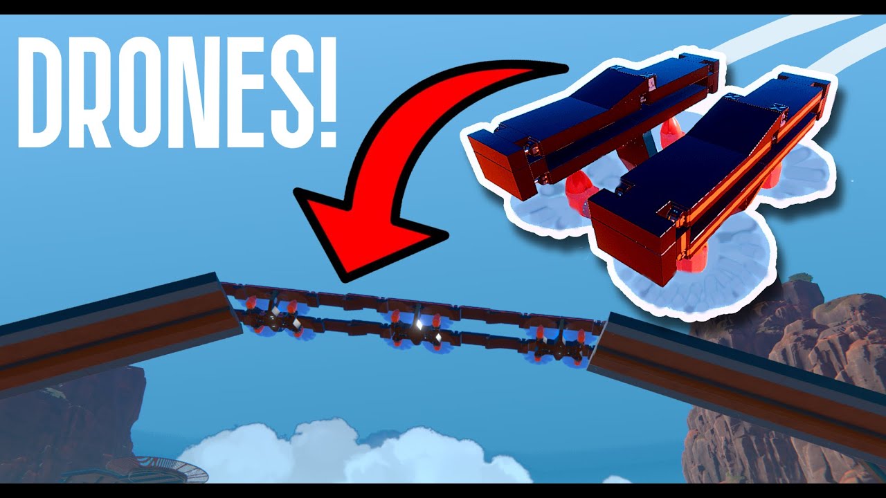 This DRONE BRIDGE assembles ITSELF!? | Trailmakers - YouTube