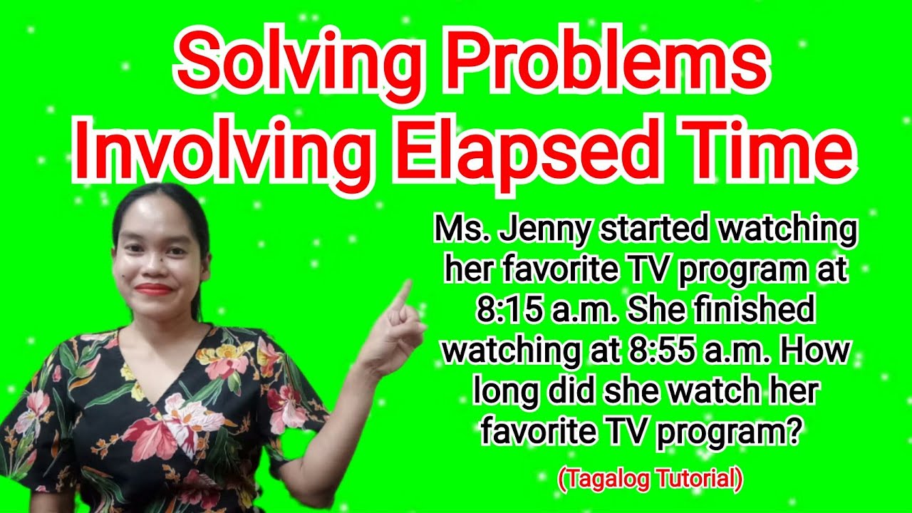 Solving Problems Involving Elapsed Time - YouTube
