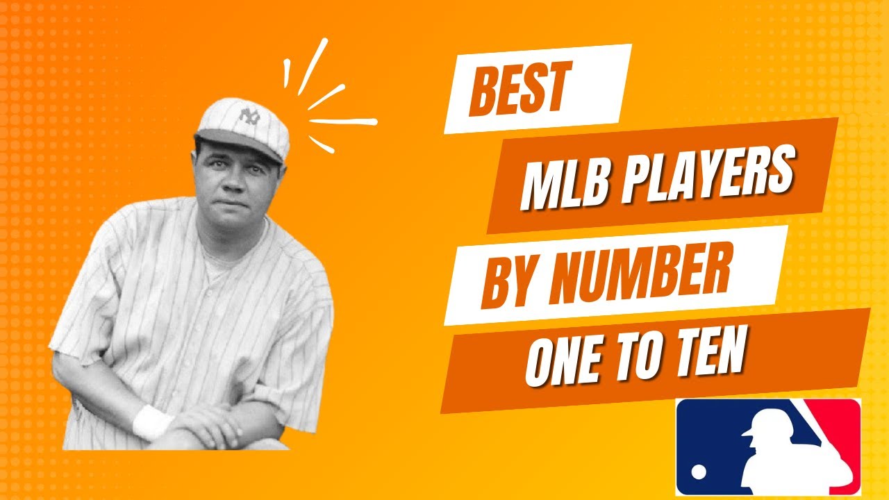 Best MLB players By Number 1 to 10 - YouTube
