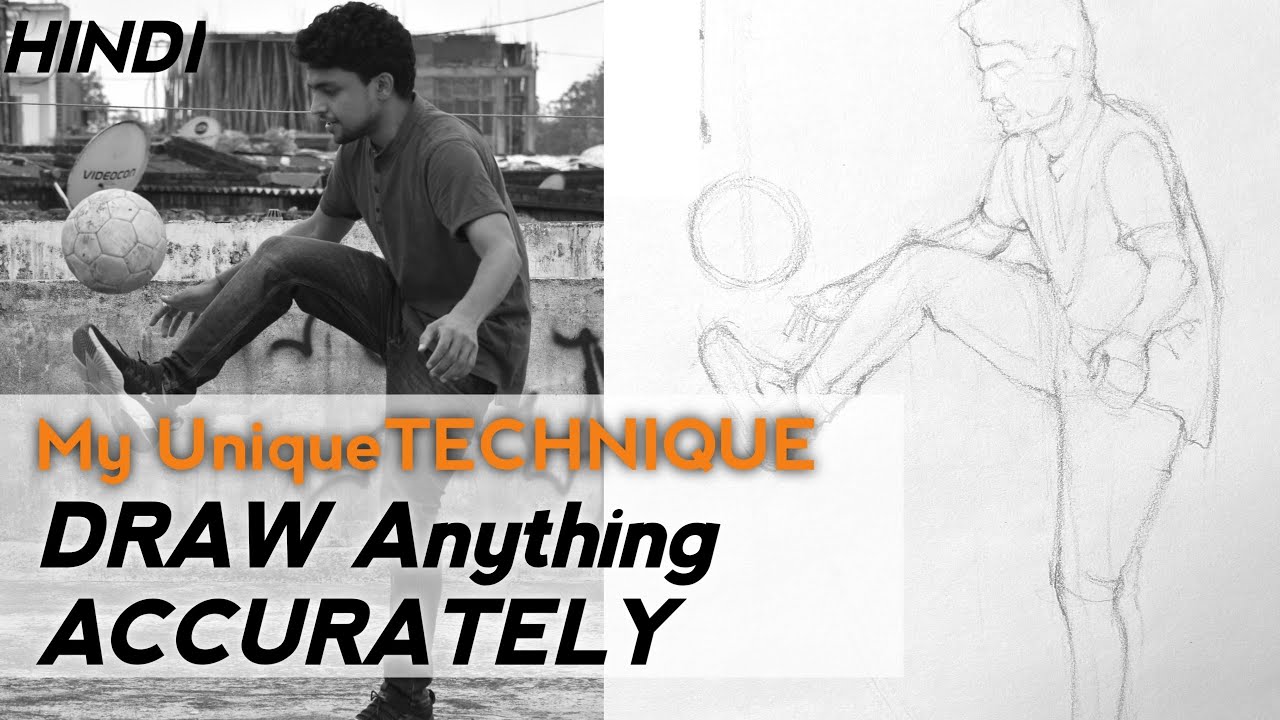 My Favorite DRAWING TECHNIQUE for Accurate Drawing - YouTube