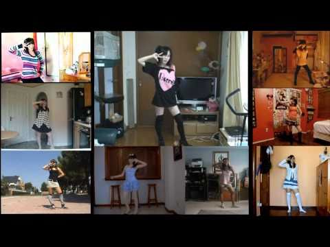 Aikawa Kozue + 8 youtube dancers, \