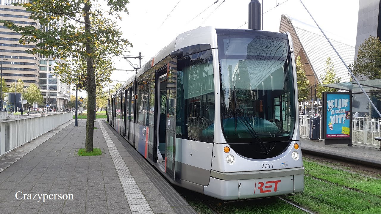 RET Tram 18 Marconiplein - Rotterdam Centraal | Herfst 2022 - YouTube