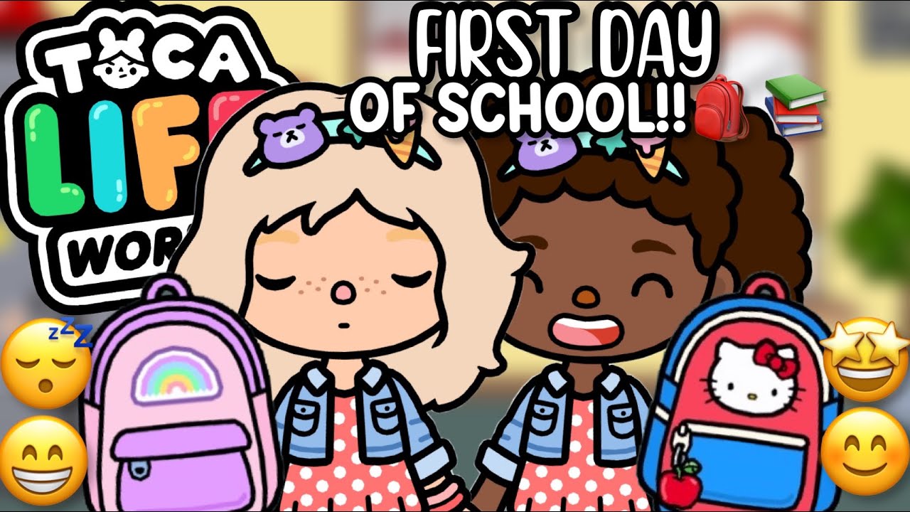 FIRST DAY OF SCHOOL!!📚 | Vlogs with Gaby and Ava | Vlog#176 | Toca life ...