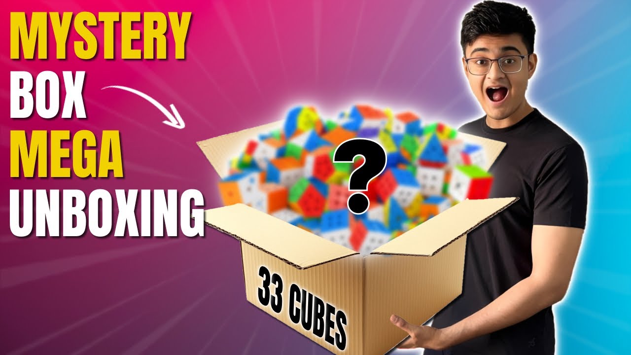 MEGA Unboxing of Rubik’s cube MYSTERY box! - YouTube