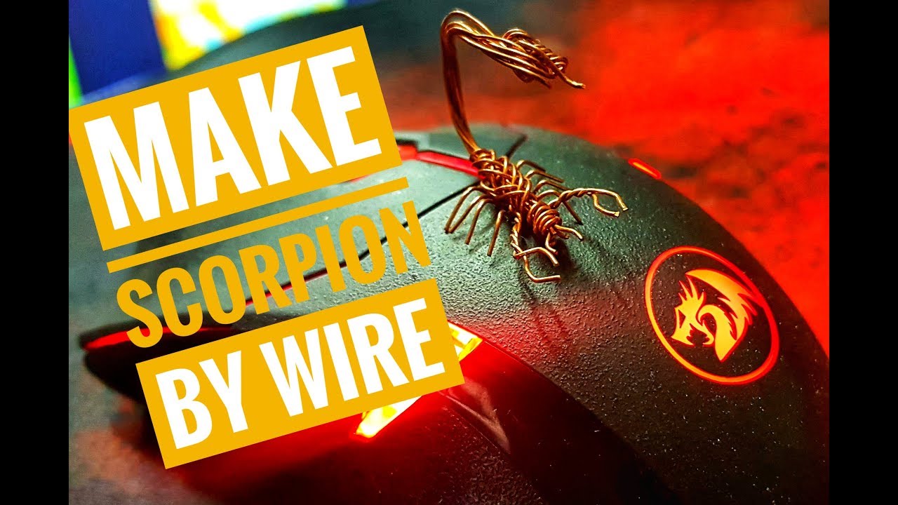 How to make scorpion with wire ! - YouTube