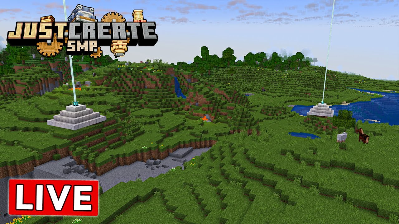 Digging a RIVER on Just Create SMP :: Minecraft Survival - YouTube