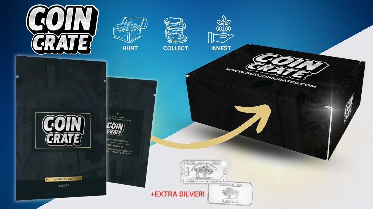 Coin Crate BEST Mystery Box to Hunt for GOLD and SILVER Coins! - YouTube