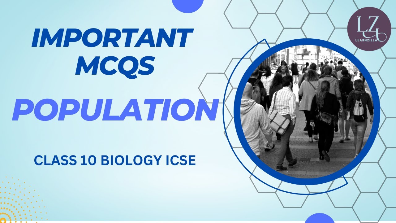 BIOLOGY IMPORTANT QUESTIONS | MCQ | POPULATION | CLASS 10 ICSE - YouTube