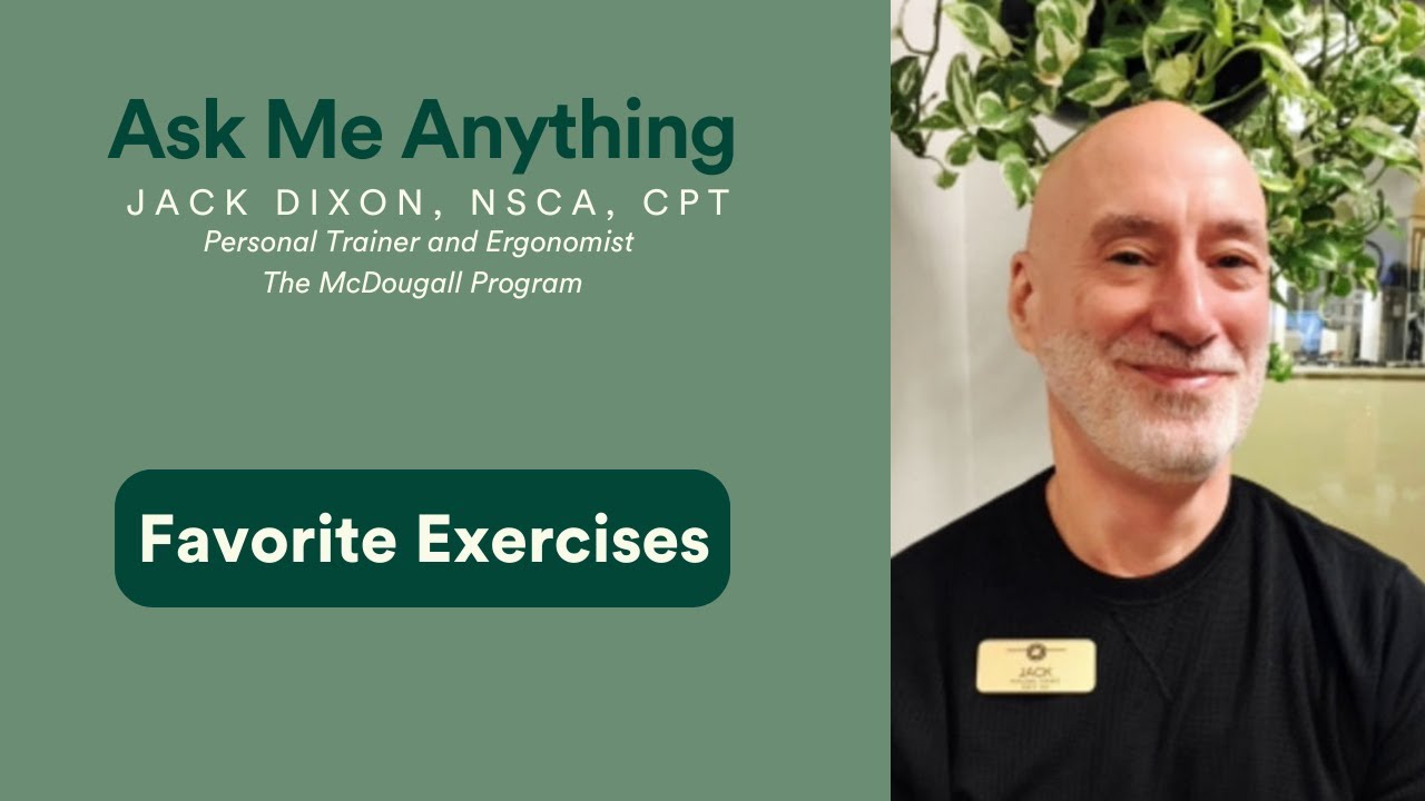 The McDougall Program's fitness instructor shares his fitness routine. - YouTube