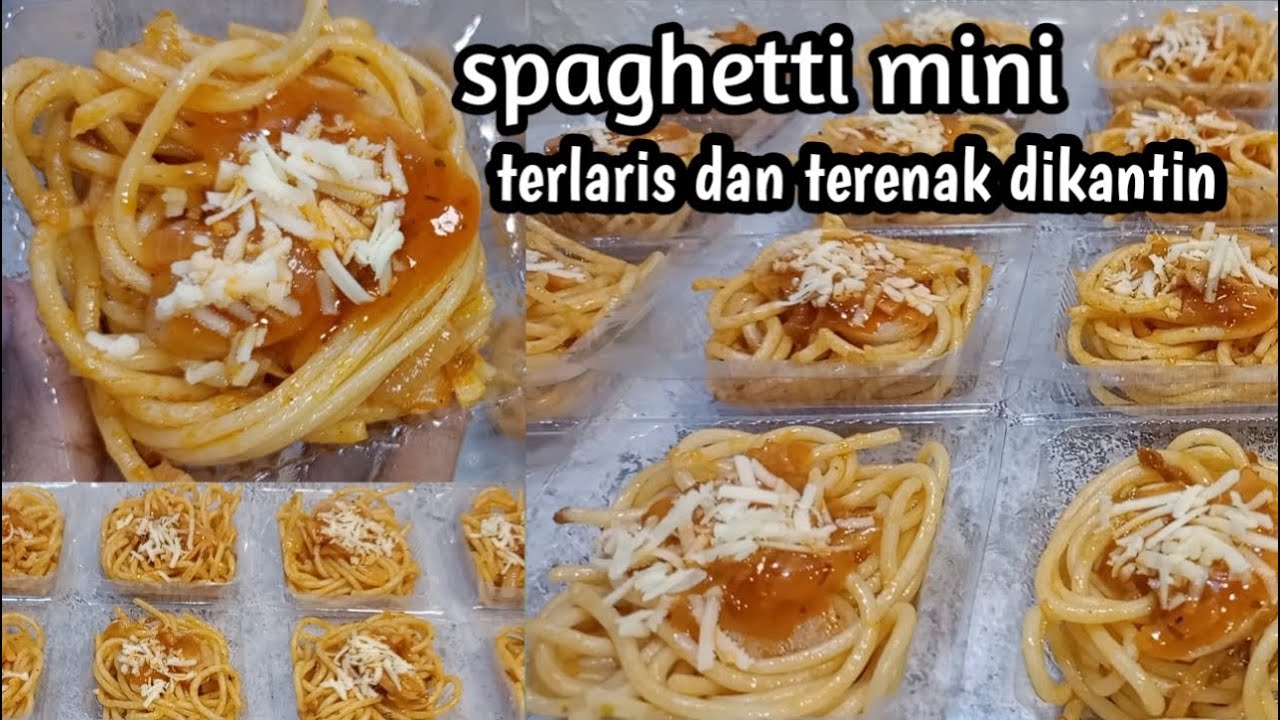 Jual ini yukk.. terlaris dan terenak dikantin!! Spaghetti mini /ide ...