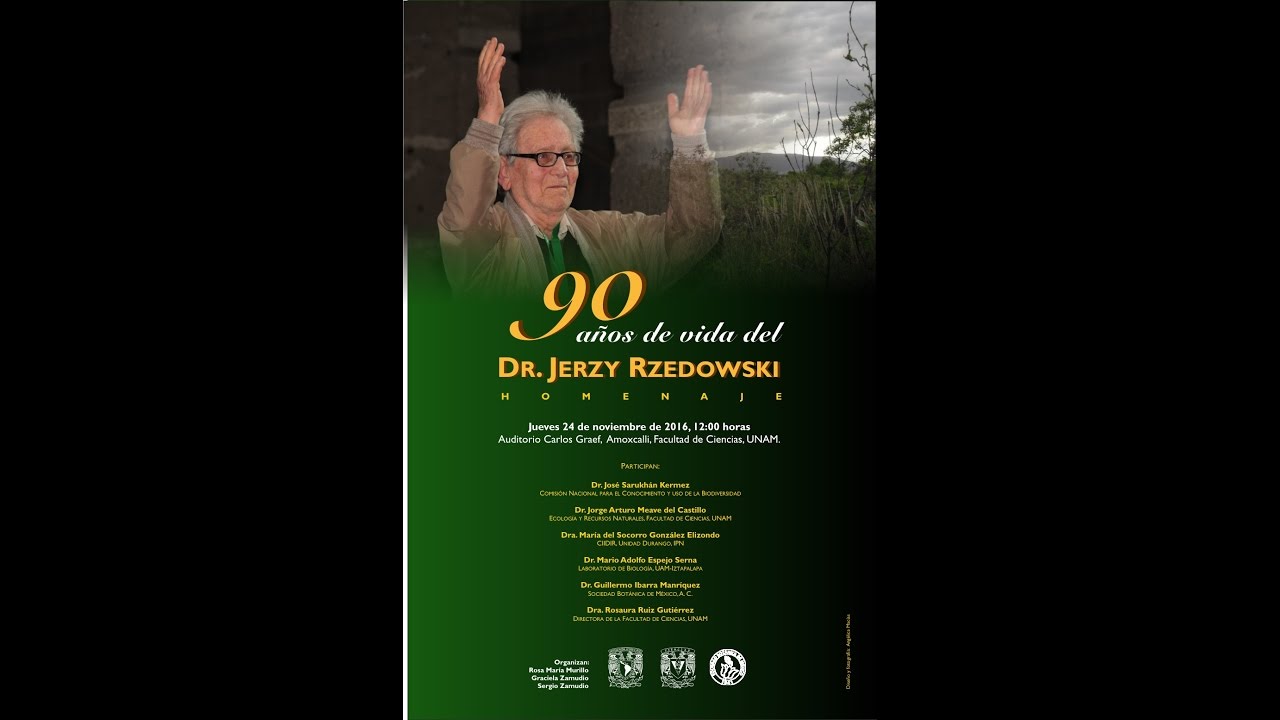 Homenaje 90 años de vida del Dr. Jerzi Rzedowski - YouTube