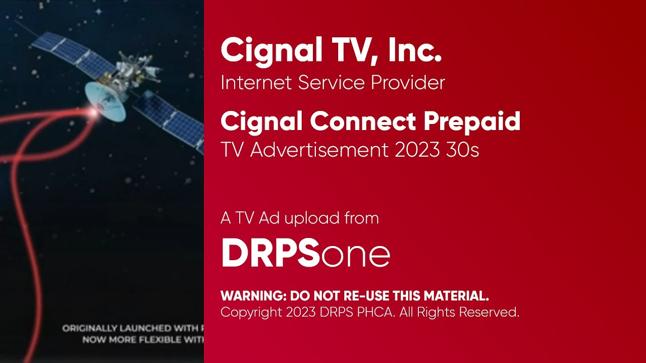 Cignal Connect Prepaid TV Ad 2023 30s - YouTube