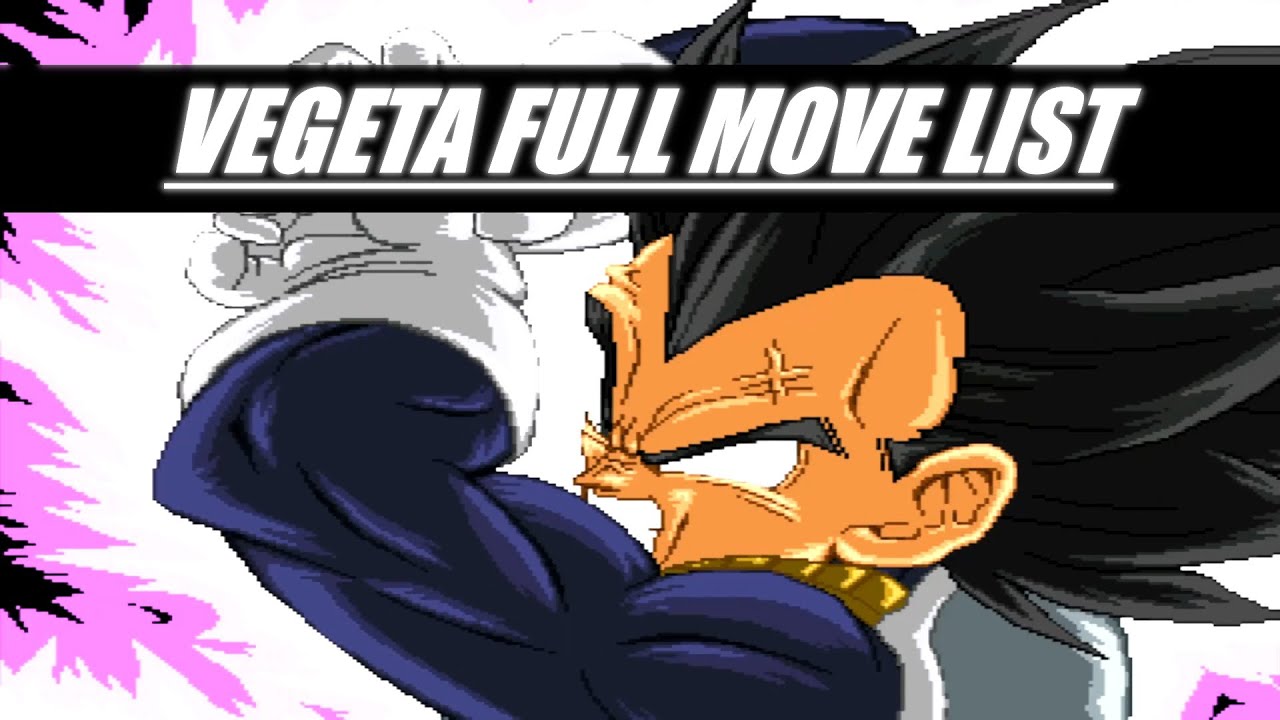 Vegeta FULL Move List | Hyper Dragon Ball Z - YouTube