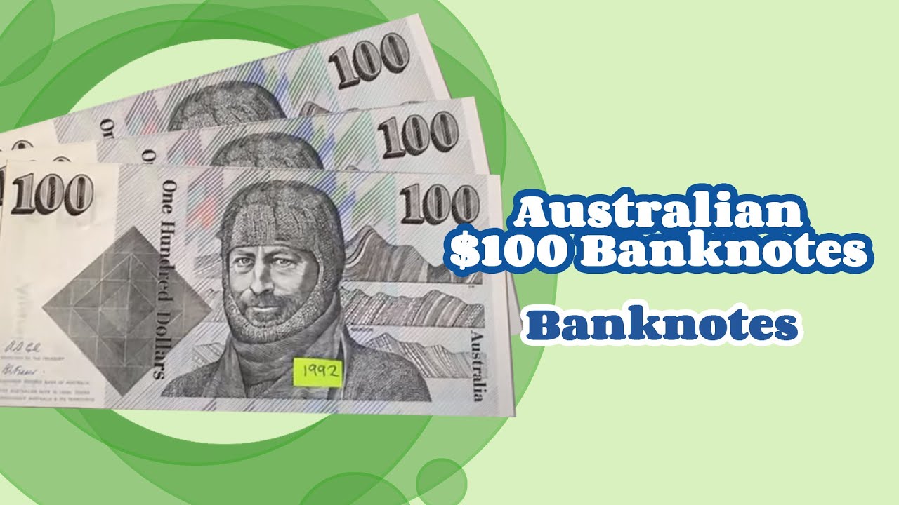 Australian $100 Banknotes 💵 (Banknotes) - YouTube