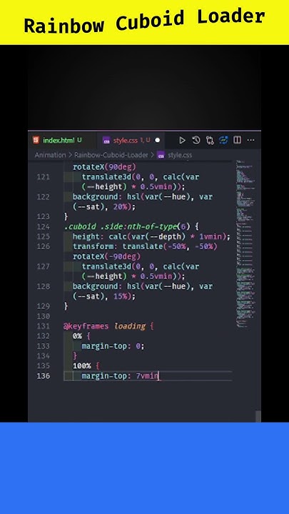 Want PRO CSS Skills? Master the Rainbow Cuboid Loader Effect Now! - YouTube