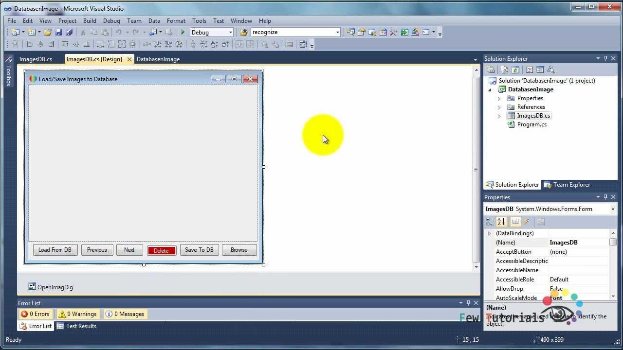 How to Read/write data from/to MS Access Database using C# winform (3_7) - YouTube