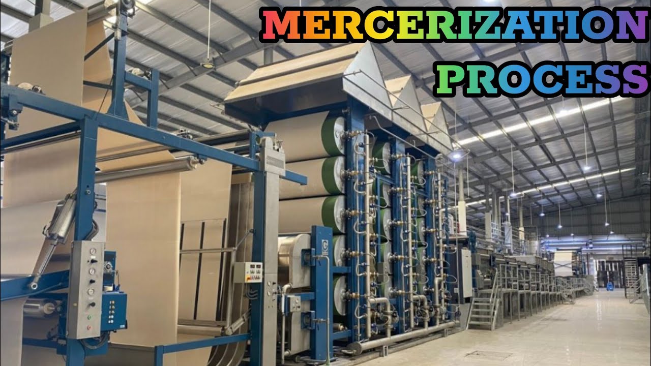 Mercerization of Cotton Fabric | Mercerization Process in Textile - YouTube