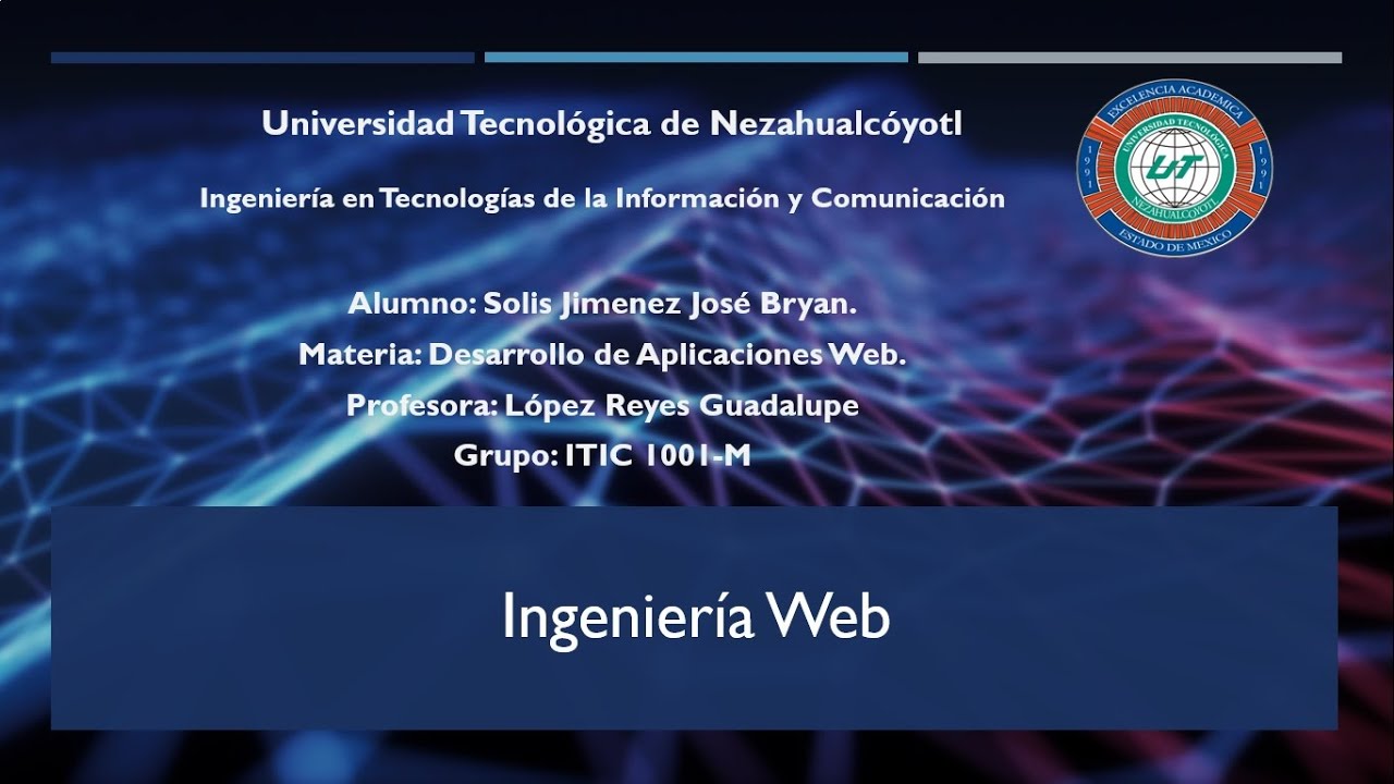 Ingeniería web - YouTube