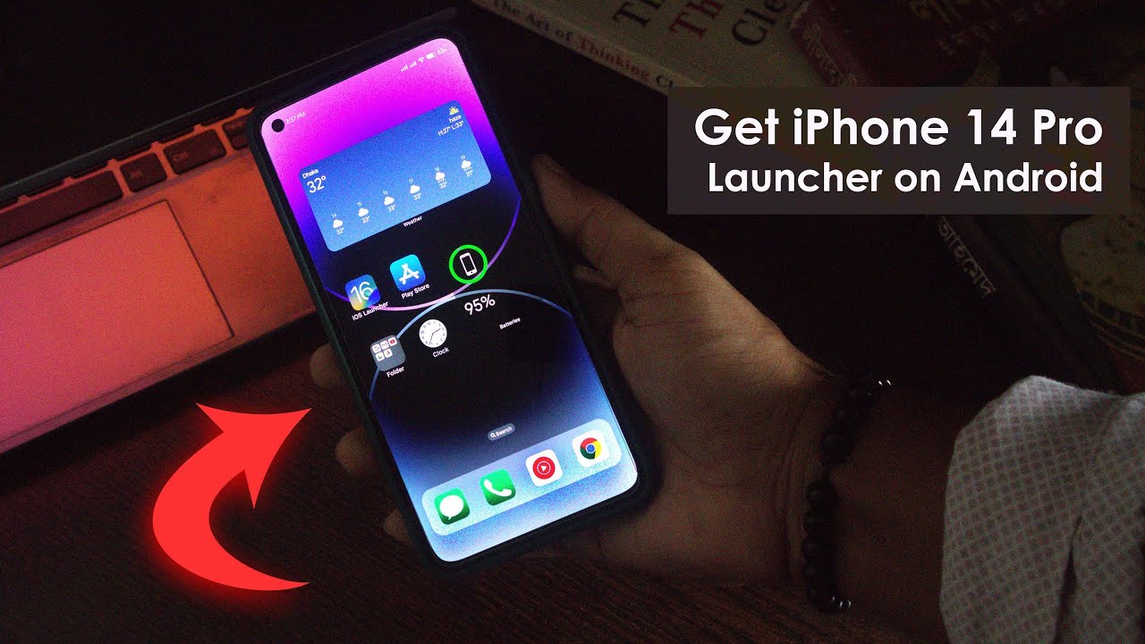 Get iPhone 14 Pro launcher on Any Android Phone - YouTube