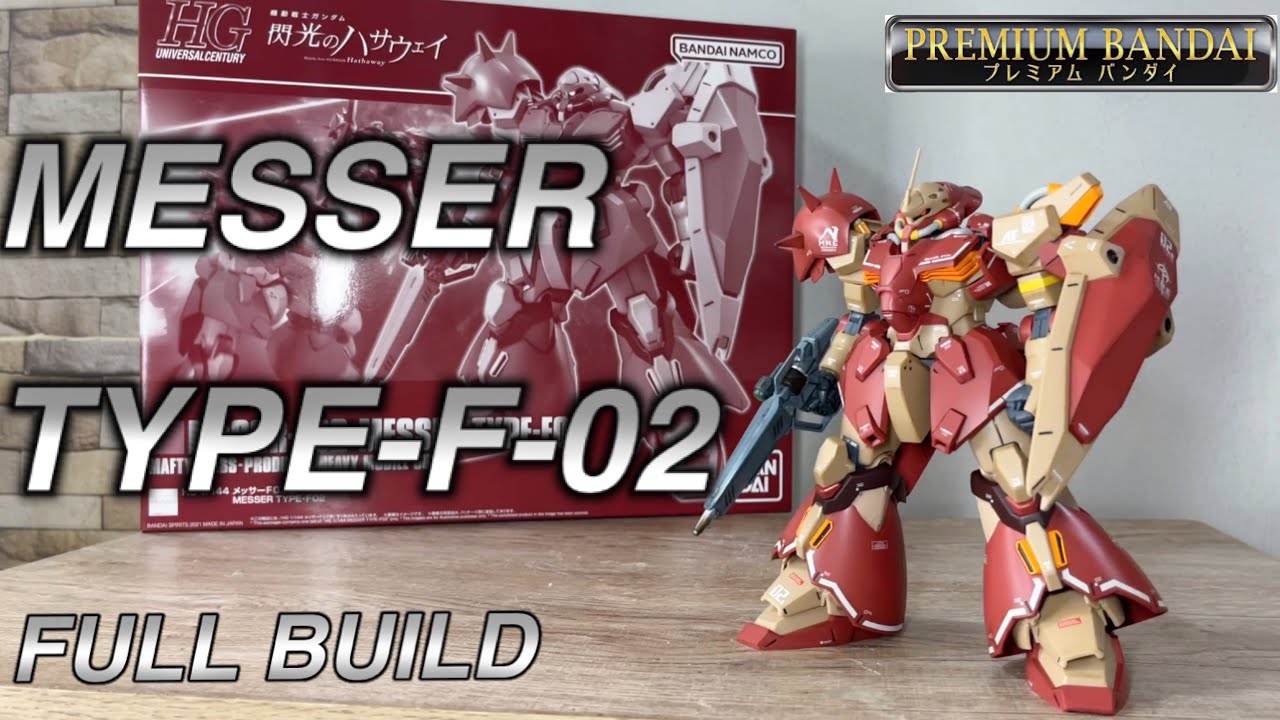 MESSER TYPE-F-02 P-Bandai HG 1/144 - YouTube