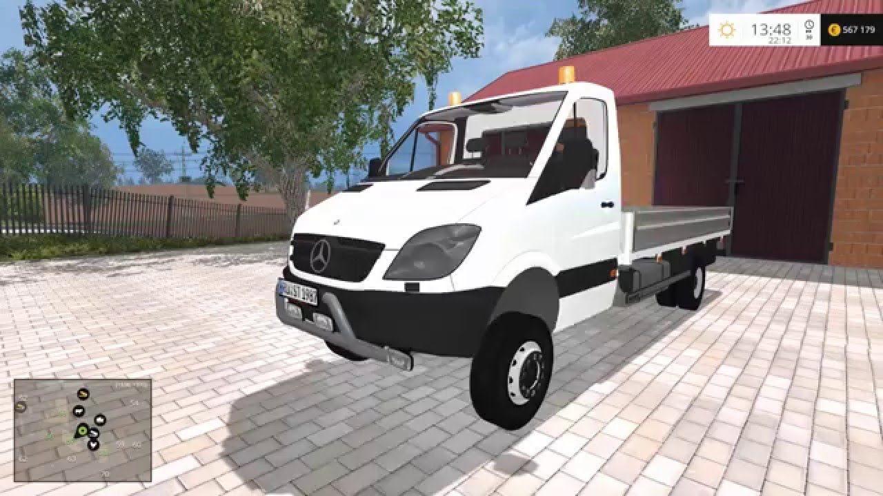 Test/Prezentacja modów FS15 - #2 "MERCEDES-BENZ SPRINTER V0.5 BETA ...